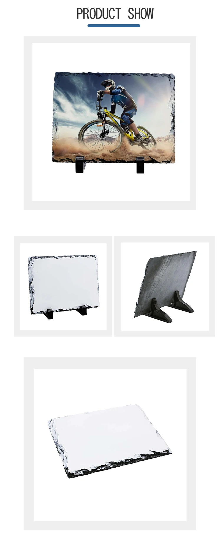 MK-03 Rock Slate 150x200 Sublimation - Customizable Decor