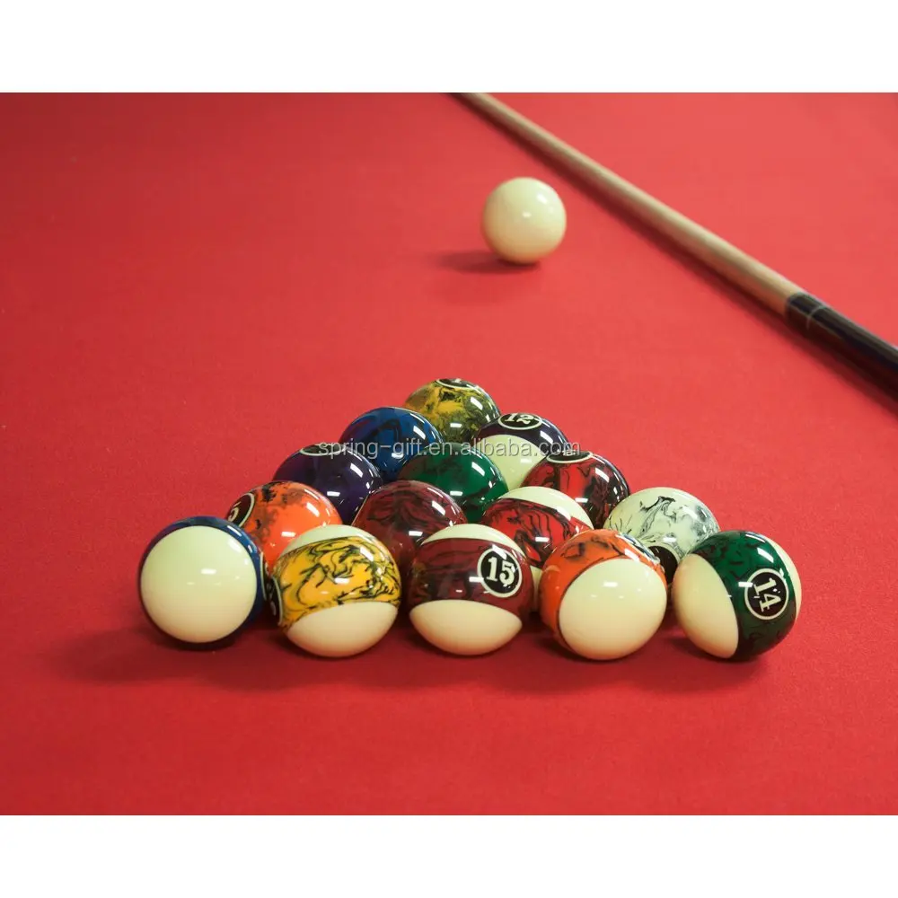 Customize Design Marble Swirl Style Texture Pool Table