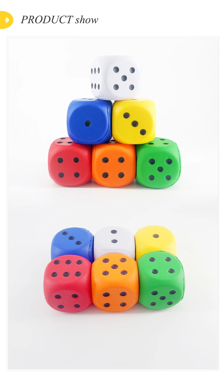 2.3 Inch Digital 4pcs Big Pu Soft Toy Dice For Party Game - Buy Soft ...