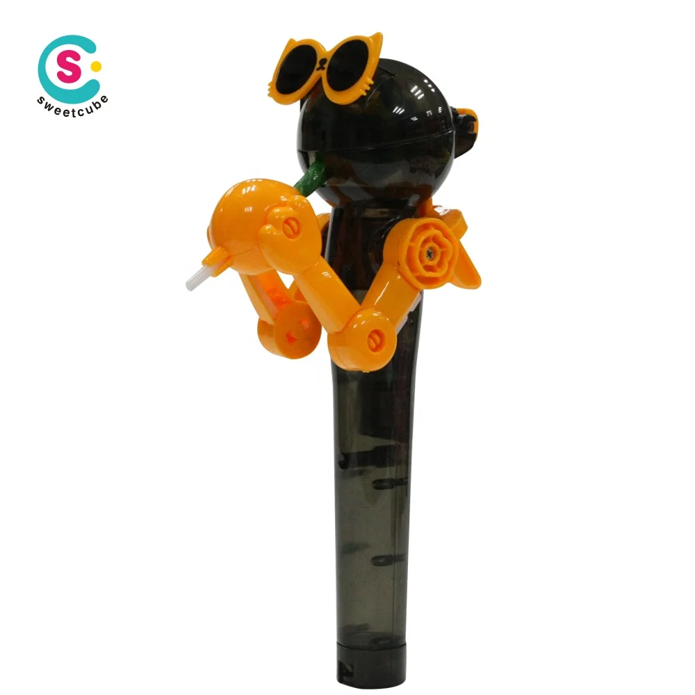 Plastic Robot Share Candy Lollipop Candy Toys For Kids - Buy Lollipop ...