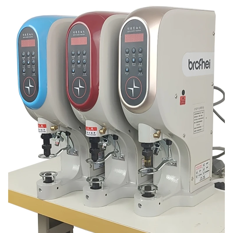 Automatic Snap Button Attaching Jeans Button Servo Machine