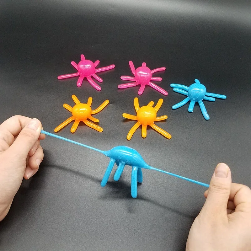 Wholesale Eco-friendly Funny Crazy Tpr Octopus Sticky Toy - Buy Tpr ...