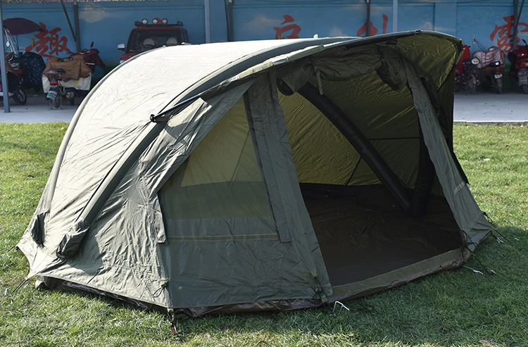 150D PU 5000mm HH Waterproof Carp Fishing Bivvy air Inflatable Outdoor ...