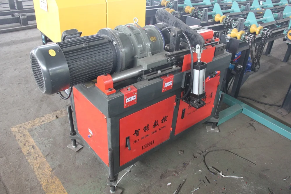 Manual Type Thread Rod Making Machine Steel Bar Thread Rolling Machine ...