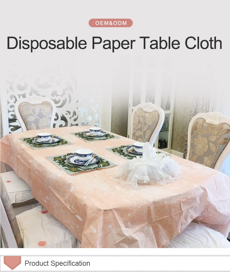 Biodegradable Table Cover Tissue Paper Table Cloth Water Proof Eco ...