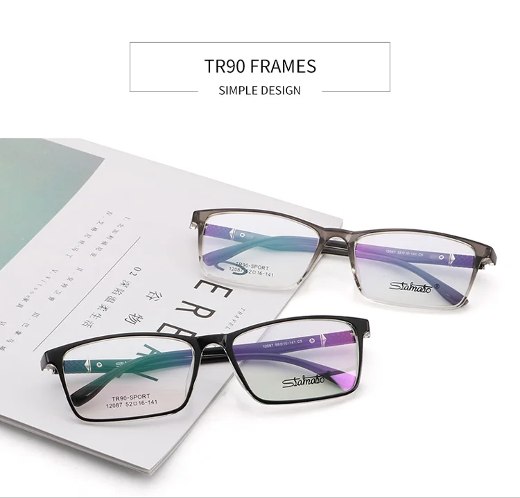 Wholesale Prescription Glasses Tr90 Custom Eyeglasses Frames High ...