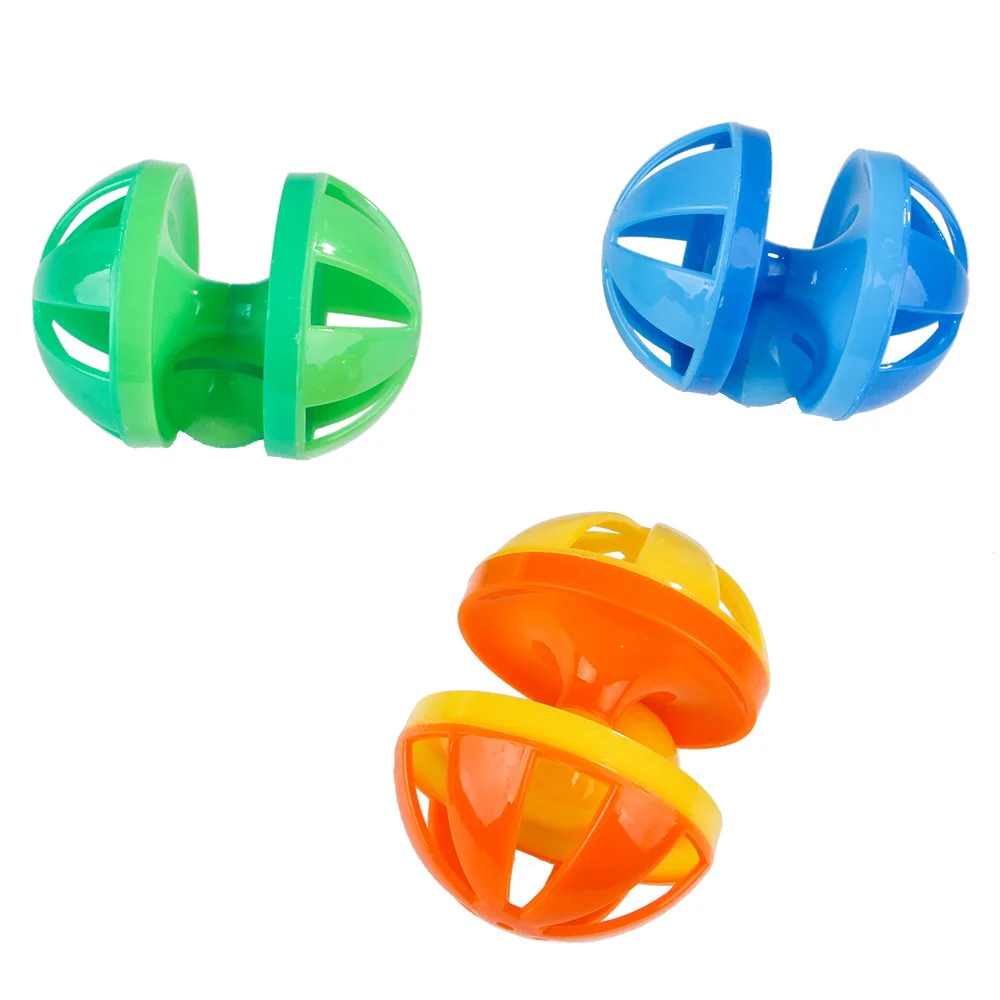 New Pet Plastic Hollow Ball Bell Ball Cat and Dog Decompression ...