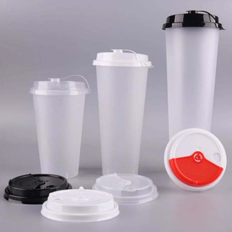 Fast Delivery 8/16/32/40 Oz Disposable Plastic Boba Bubble Tea Pp ...