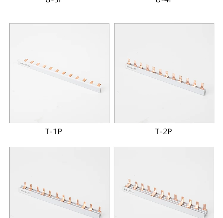 Vecas T Type Busbar Connection Mcb Rccb Copper Bar 1 / 2 / 3 / 4 Pole ...