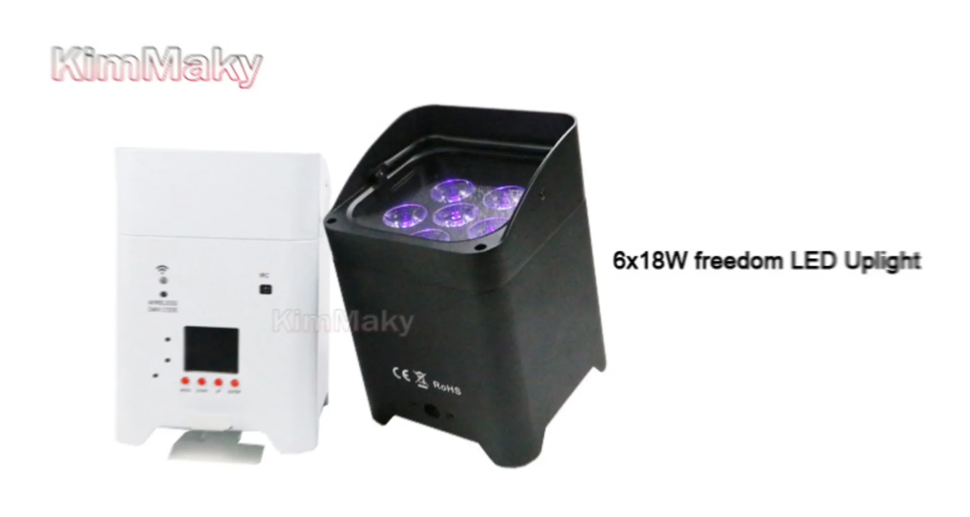 Dj Portable Ir Remote Control Battery Powered Wireless Dmx Led Lights ...