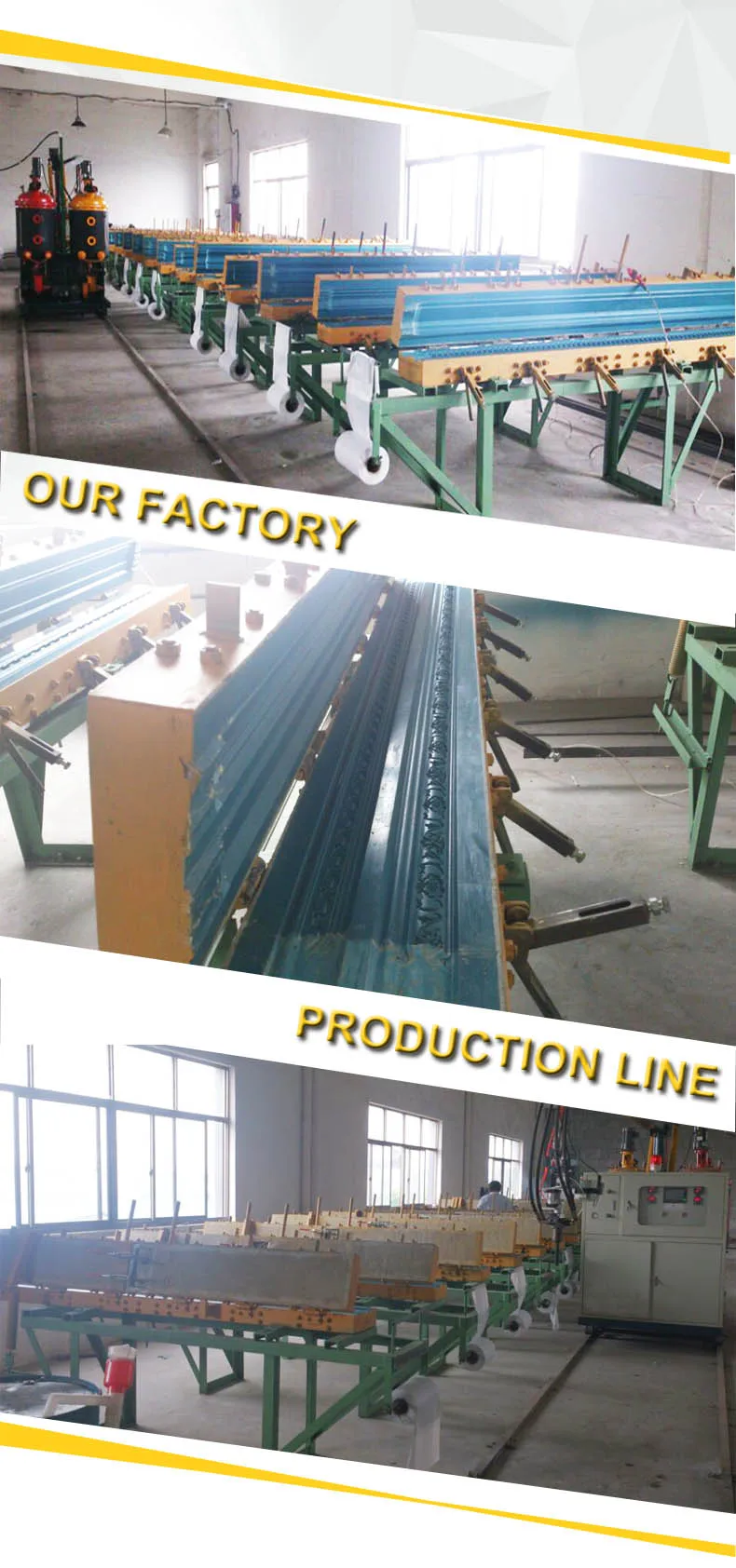 PU Polyurethane Cornice Types - High Productivity Moulding