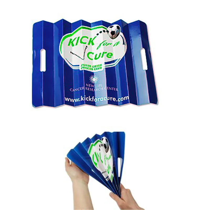 Custom Folding Paper Clapper Bang A Banner for Sport Events