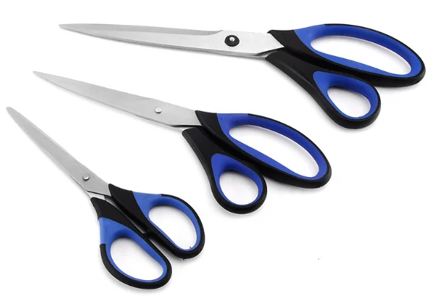 8" Non-stick Scissors Professional Stainless Steel Comfort Soft Grip ...