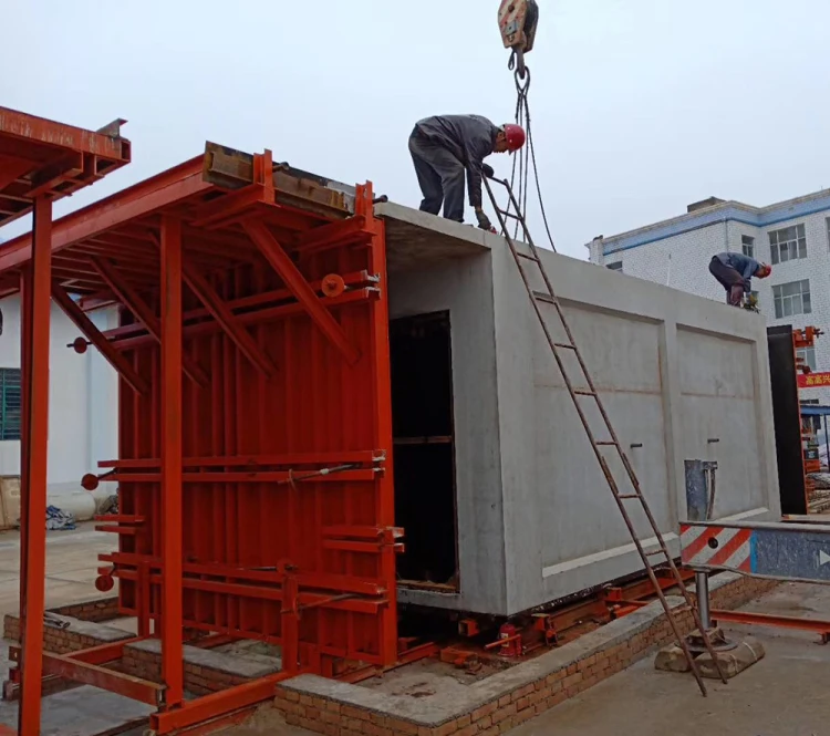 Precast Concrete Modular House Machines, Concrete Brick Making Machine ...