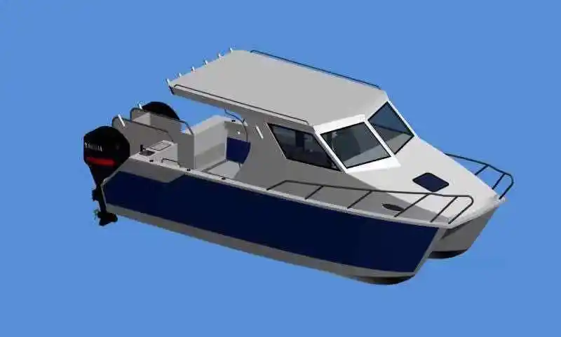 Kapal Pancing Aluminium Twin Lambung Kapal Catamaran - Buy Aluminium ...