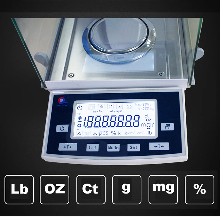 RS232 0.00001g Electronic Micro Weighing Scale - 5 Digit Digital Balance