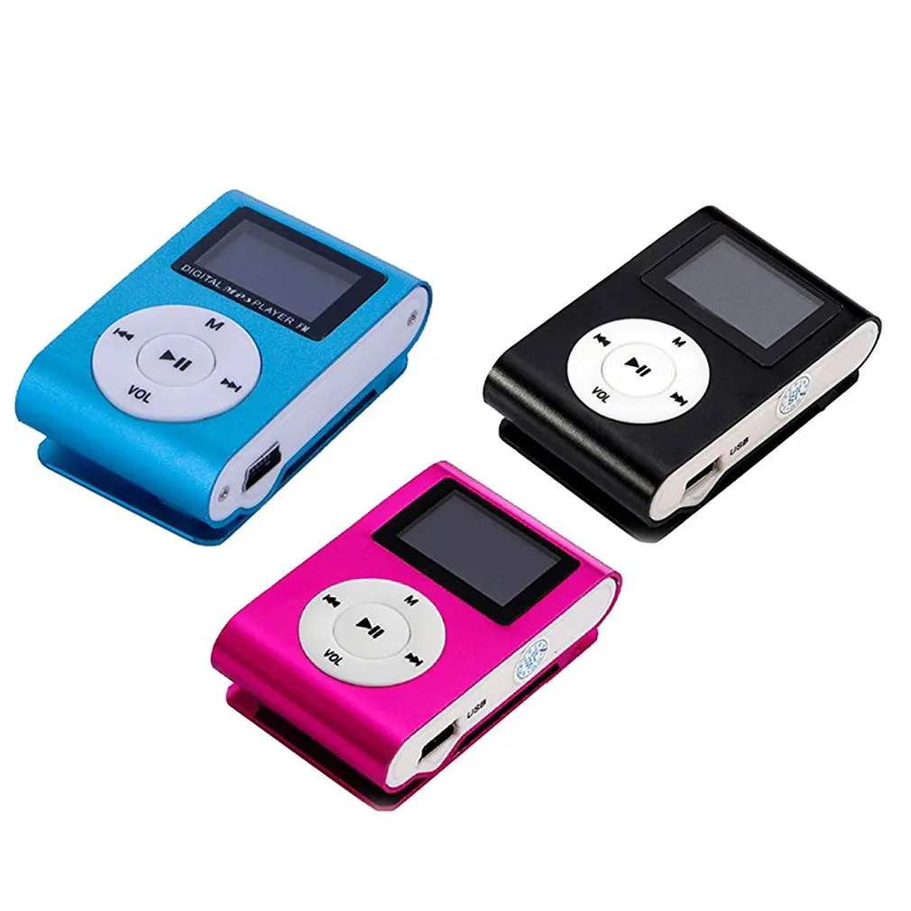 Metal Clip Digital Mini MP3 Player with 1.8 Inch LCD Screen