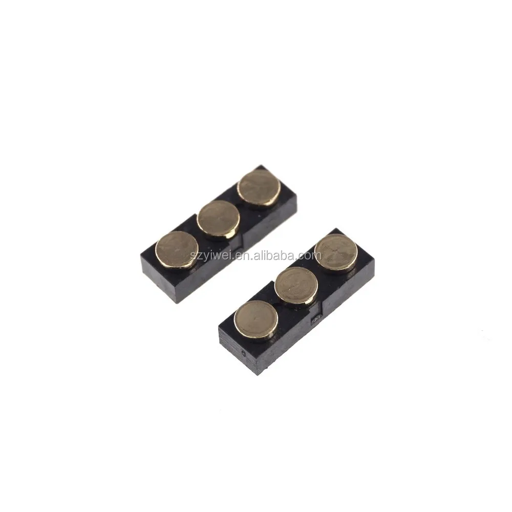 SMD Target Contact PAD Connector 2.54 Mm Grid 3 Pin Female Header for ...