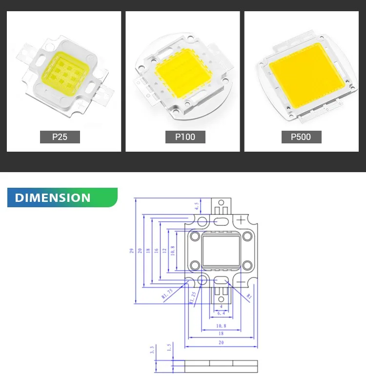 Natural White High Power Led Datasheet 10w Cob With Cri80 - Buy Cob ...