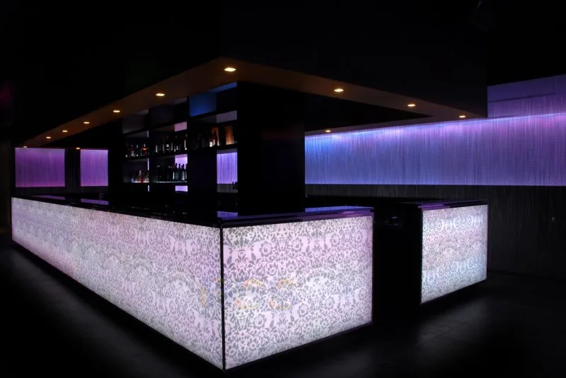 Fashional Colorful Illuminated Rgb Led Light Bar Counter Commercial ...