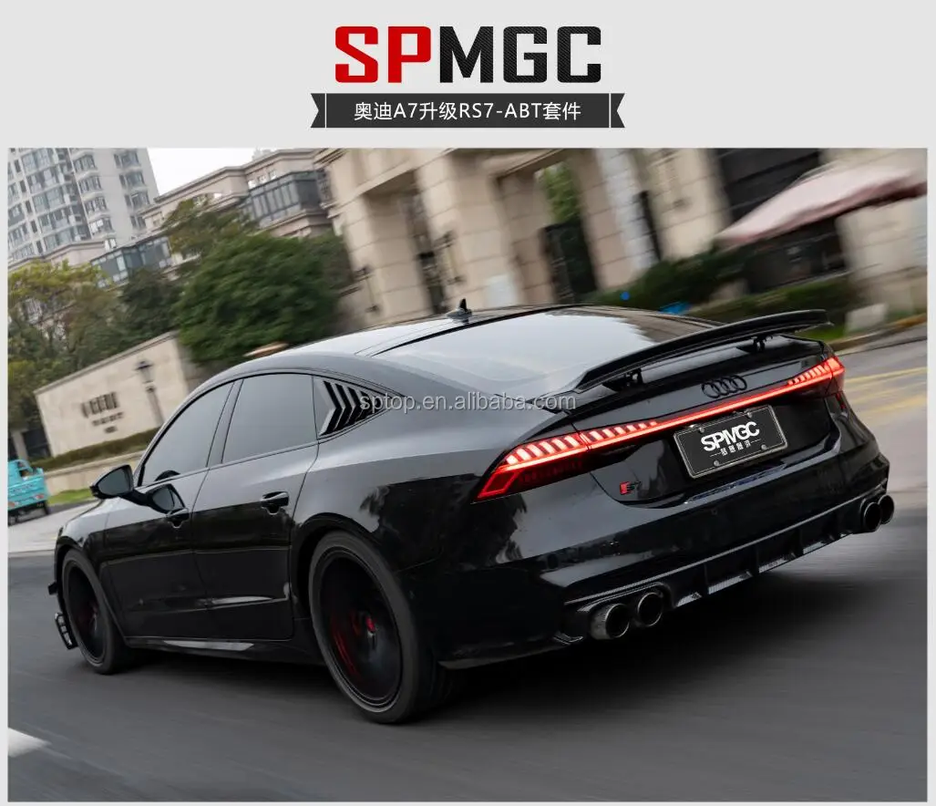 Abt Style Carbon Rear Diffuser For Audi A7 C8 - Buy Abt Style Carbon ...