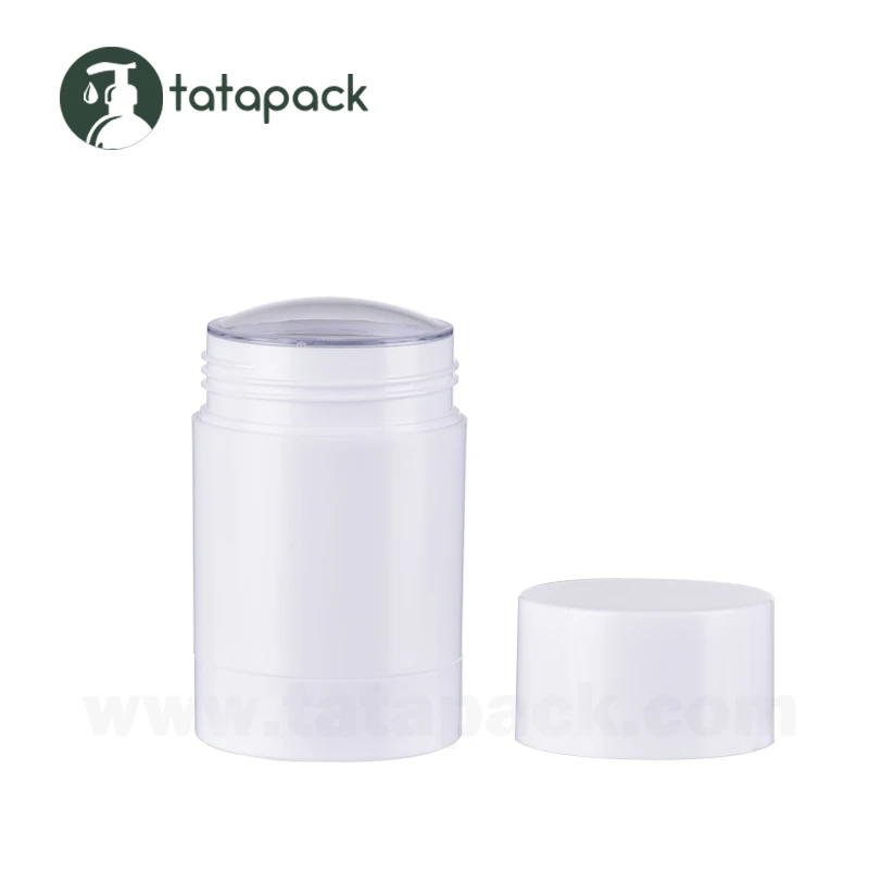 White Eco Friendly Empty Deodorant Stick Container Packaging Twist Up ...