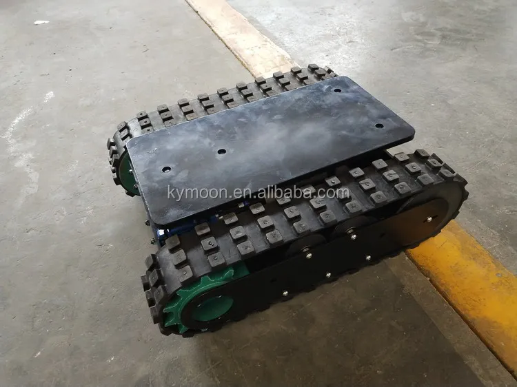 Rubber Tracked Robot Chassis Platform/rc Tracked Platform Tracking ...