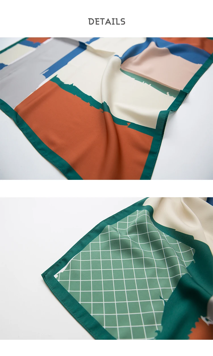 New Dark Green Color Block Printing,Curling,Fine Art,Fashion,Small ...