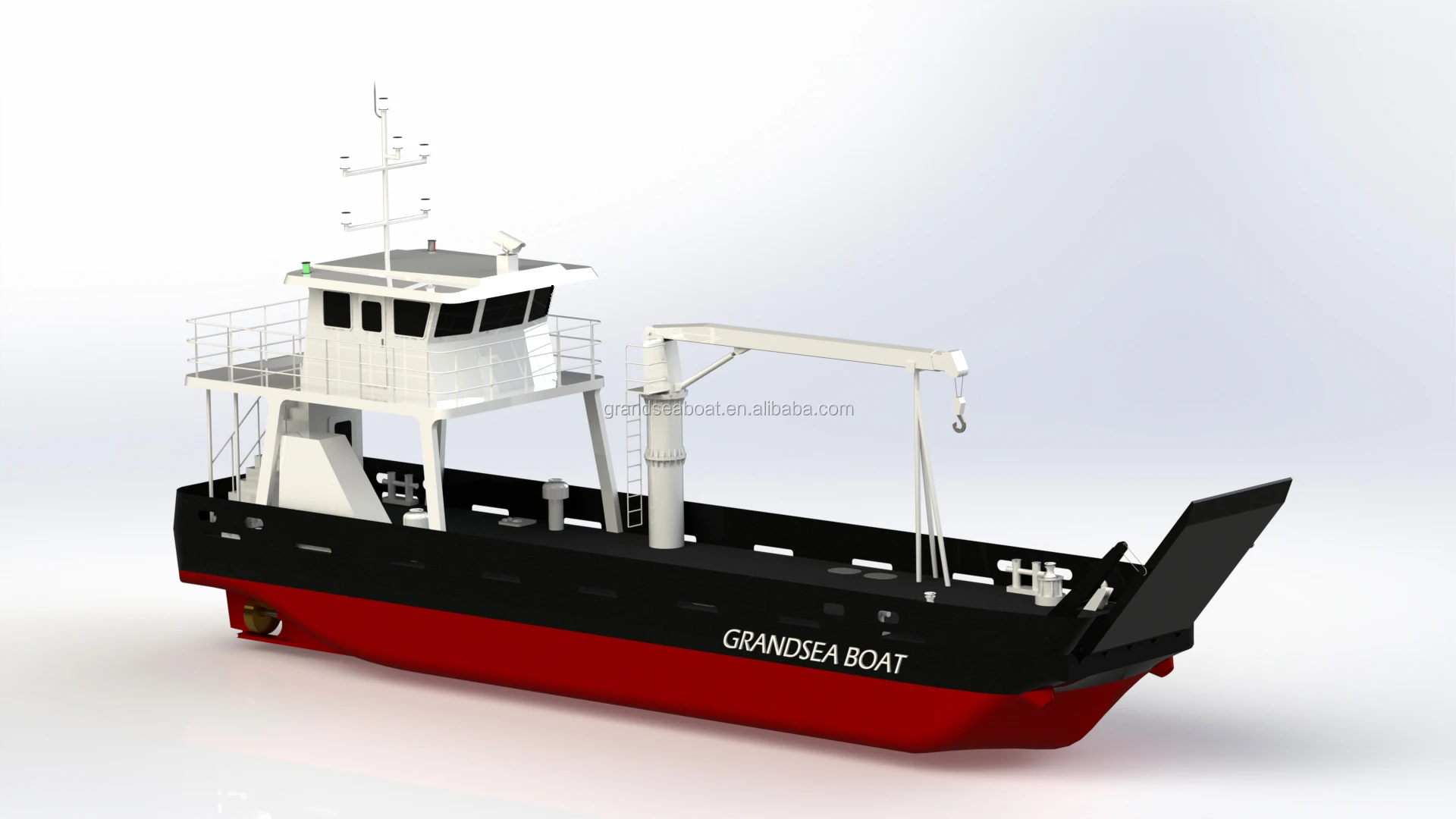 Grandsea 80ft Small Oil Tanker Barge Boat for Sale - 8.5 Knots Speed ...