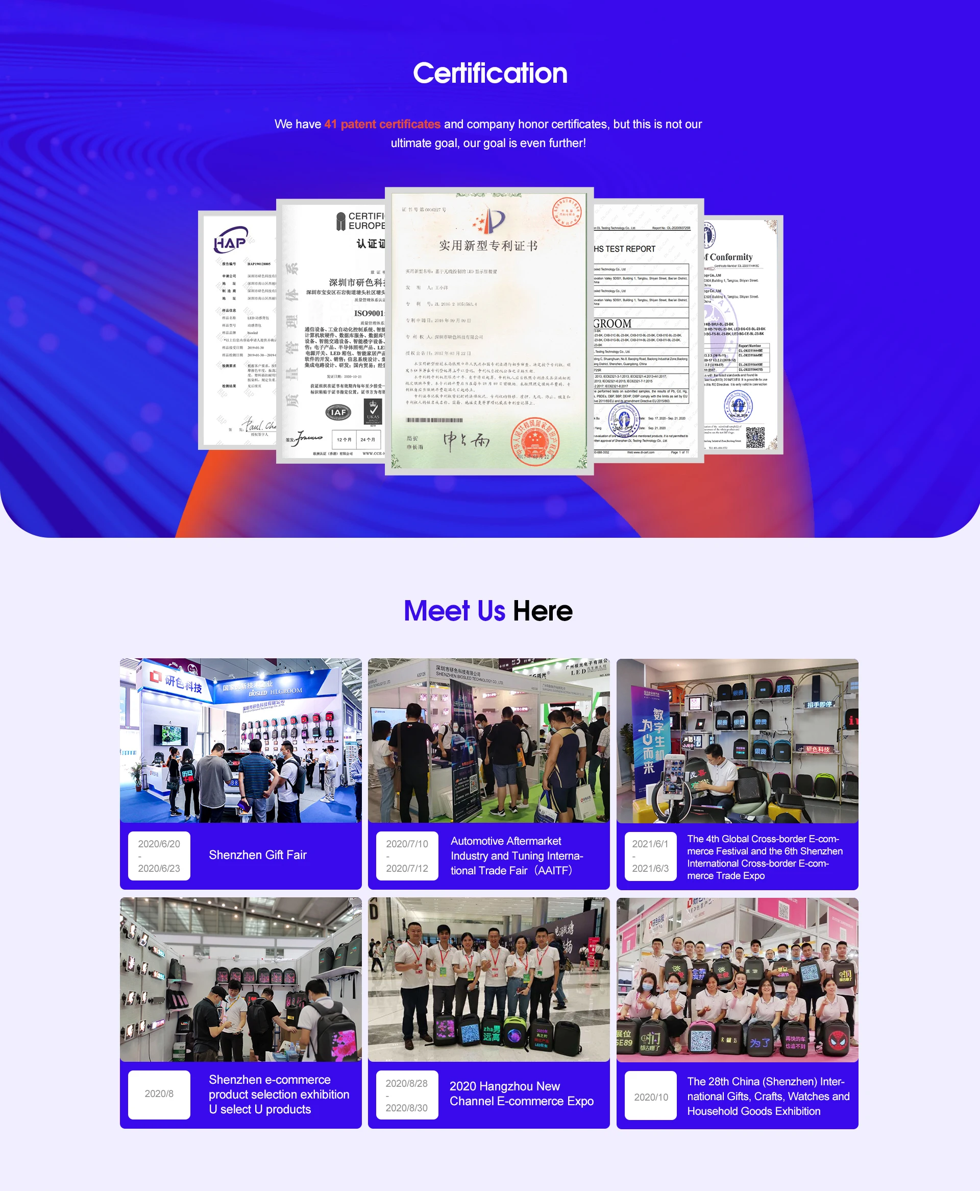 Shenzhen Biosled Technology Co., Ltd. - LED backpack, Emoji LED car display