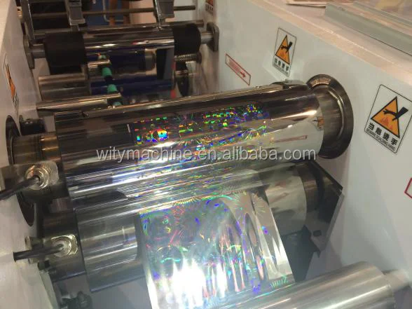 Laser Labels Holographic Embossing Machine for Film Products