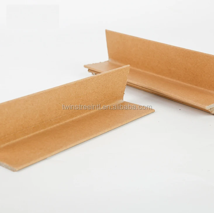 Brown Corrugated Cardboard Angles Edge Boards Kraft Paper Pallet Edge ...