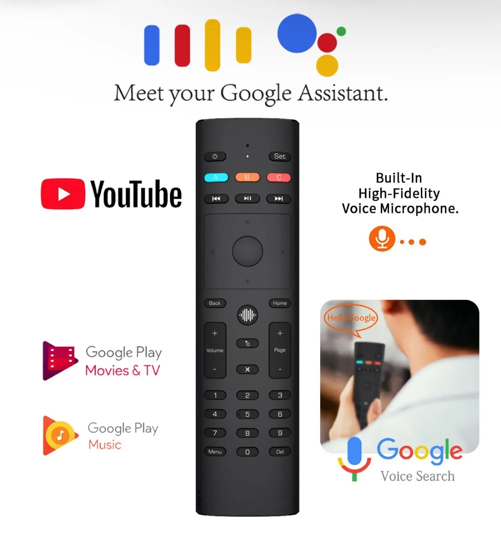 Универсальная воздушная мышь G40s с голосовым управлением и гироскопом ...