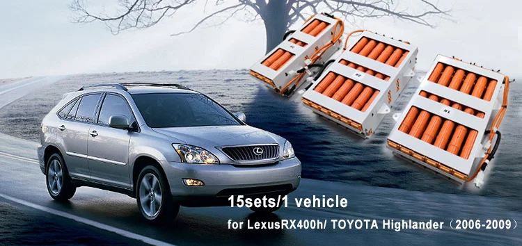 288V Hybrid Electric Vehicle Batteries - 6500mah Nimh D