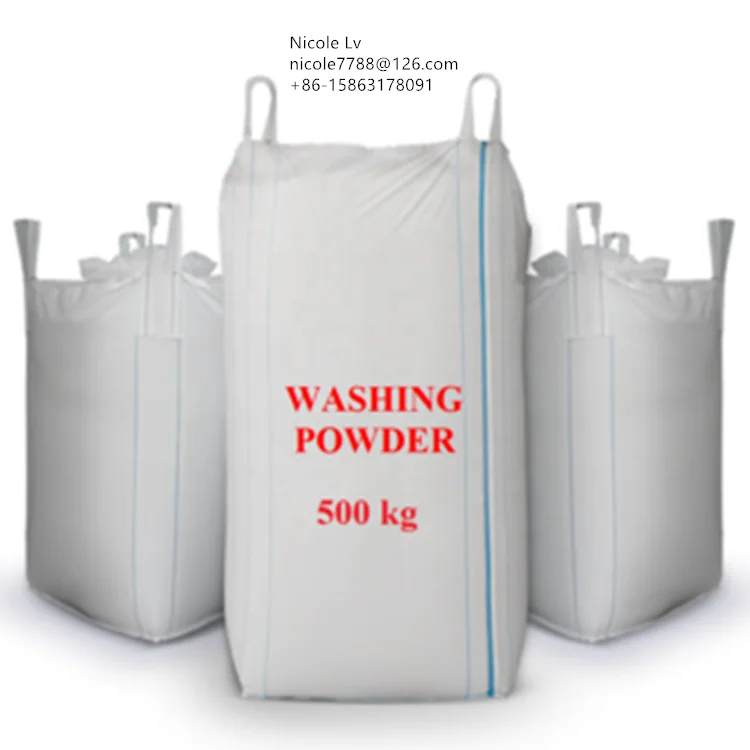 500kg Jumbo Bag Laundry Detergent Powder – Eco-Friendly Solution for ...