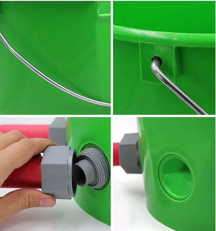 8l Plastic Calf Milk Buckets Cattle Feeding Milk Bucket Cattle Fence ...