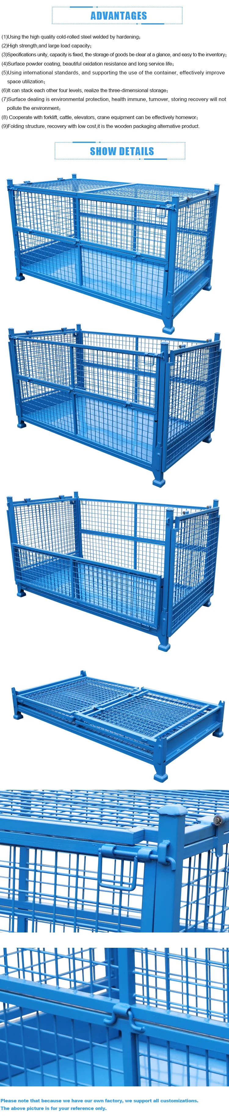 Heavy Duty Stillage Still Container Wire Mesh Container Used For ...