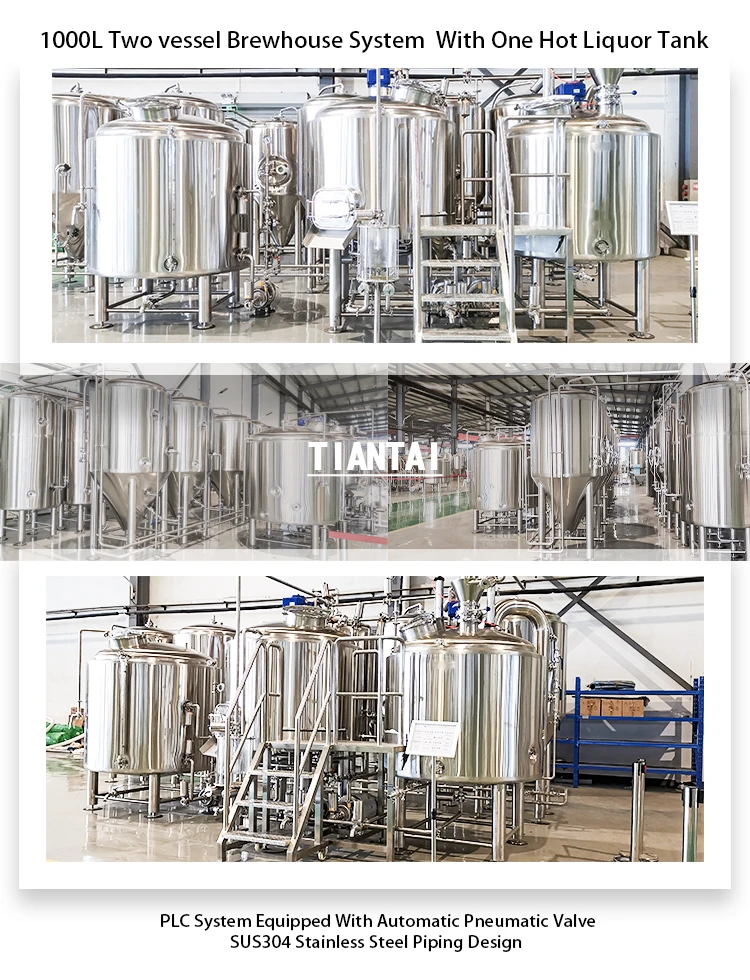 1000L Steam Heated Mash Tun - Durable & Efficient Brewing