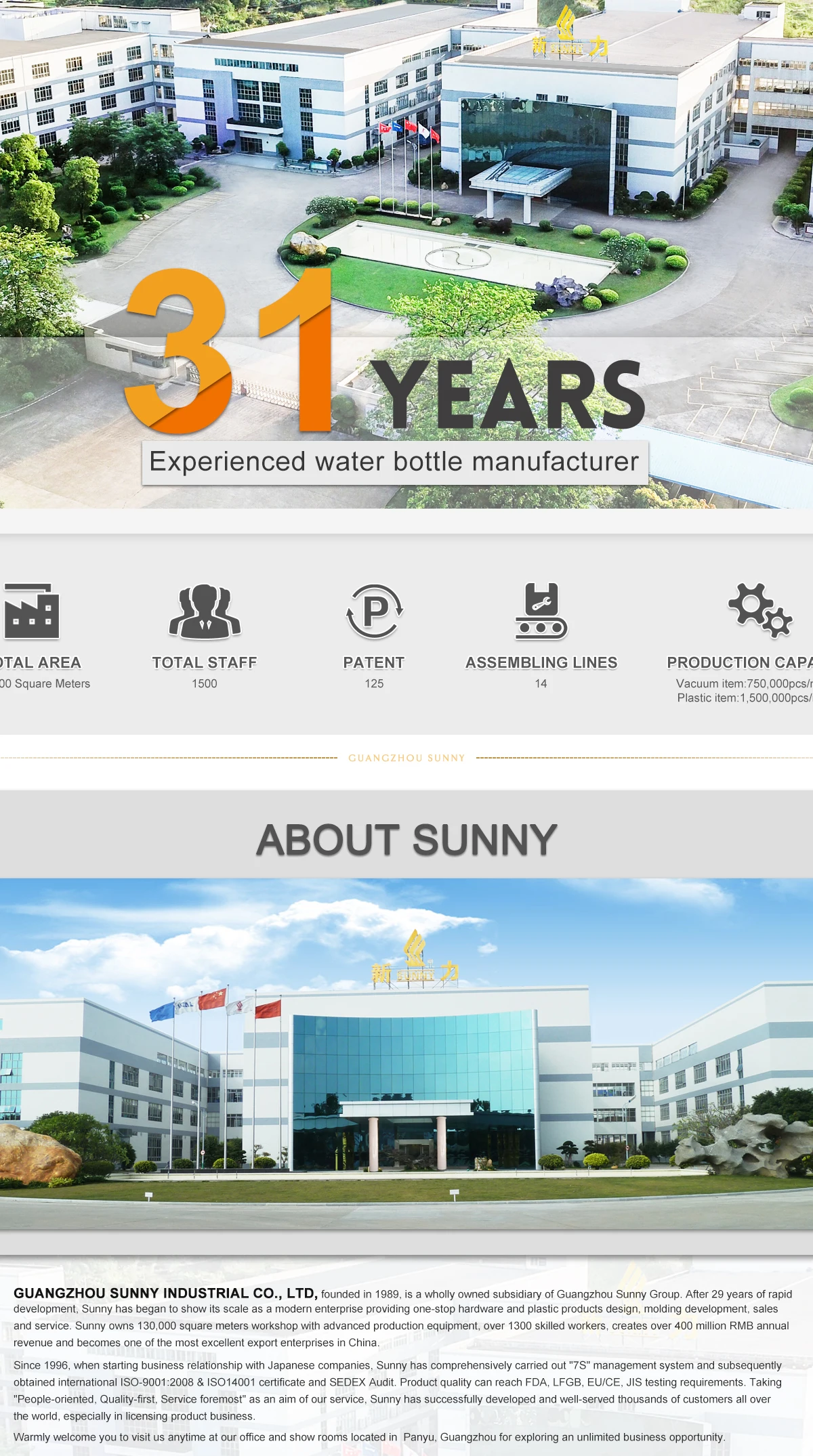 Guangzhou Sunny Industrial Co., Ltd. - Stainless steel vacuum water ...