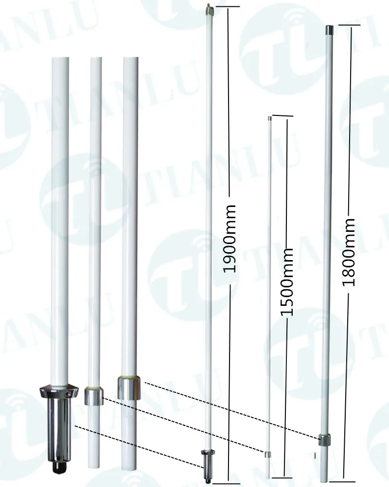 Diamond X510 Three Section 144/430mhz Dual Band Fiber Omni Vhf Base Station Antenna - Buy Gsm ...
