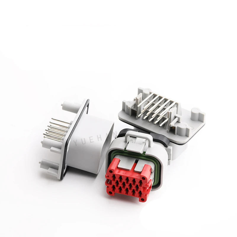 14pin Waterproof Amp Auto Electrical Connectors Pbt V-0 Waterproof ...
