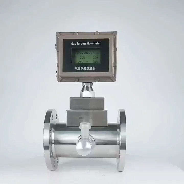 Factory Calibrated Pulse Methane Dn25 Modbus Flowmeter Dn80 Gas Turbine ...