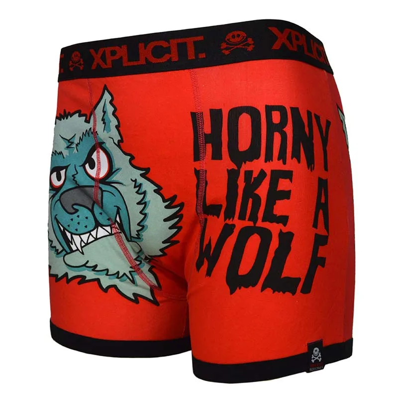 Funny Cartoon Print Custom Men Briefs Underwear - 100% Cotton