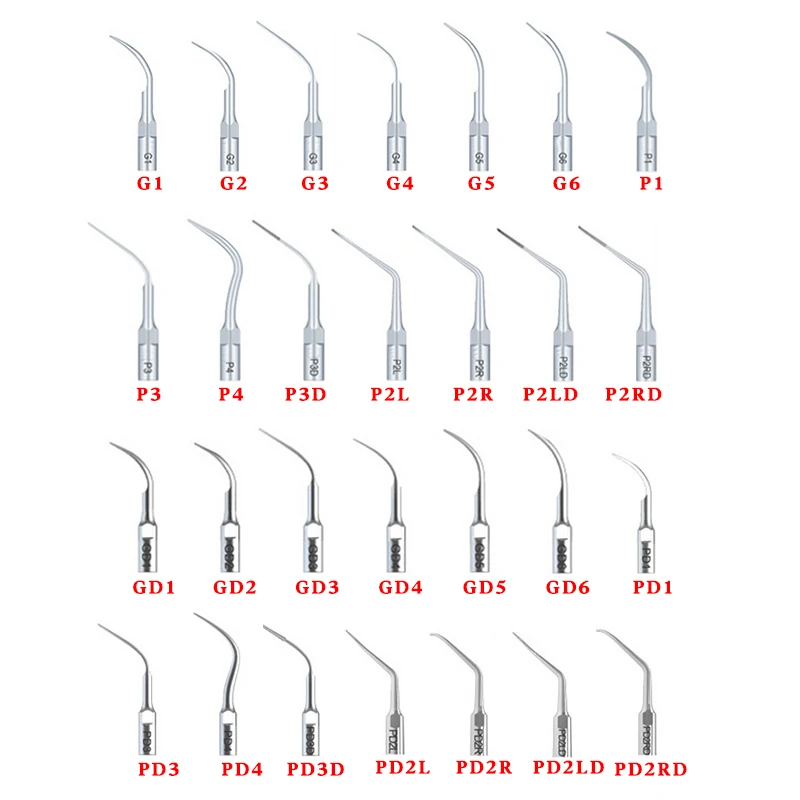 Dental Ultrasonic Scaler Tips For Woodpecker Ems Satelec Dte - Buy ...
