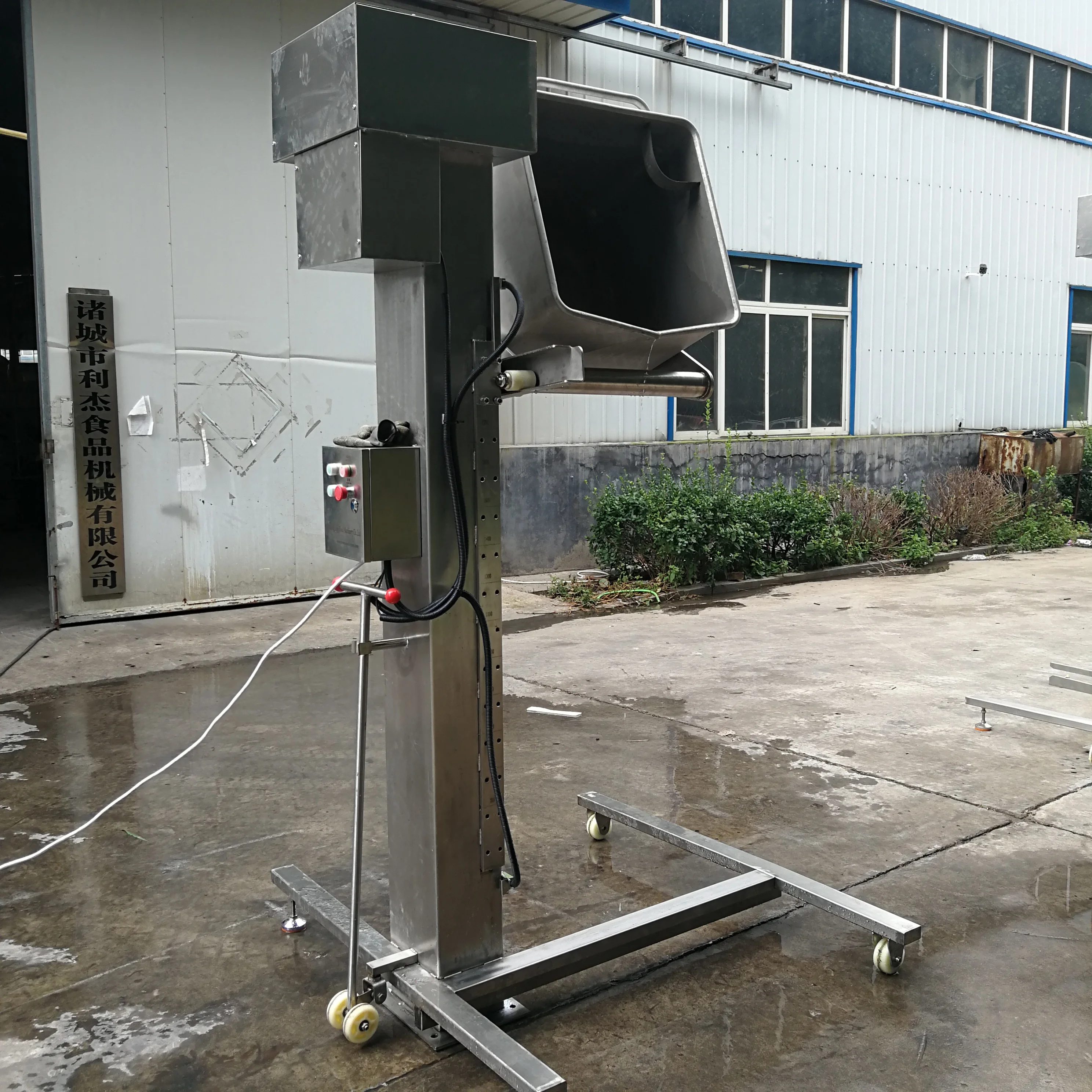 SUS304 200L Hand Cart Trolley Elevator for Meat & Food Factory