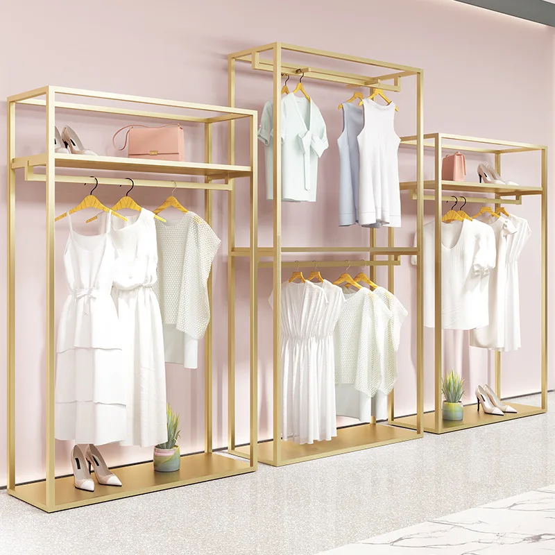 Manufacturer Clothing Store Display Rack Fast Delivery Garments Display ...