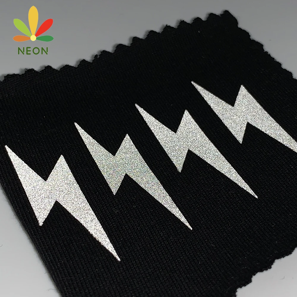 Heat Transfer Reflective Logo Flat Heat Transfer Labels Clothing ...