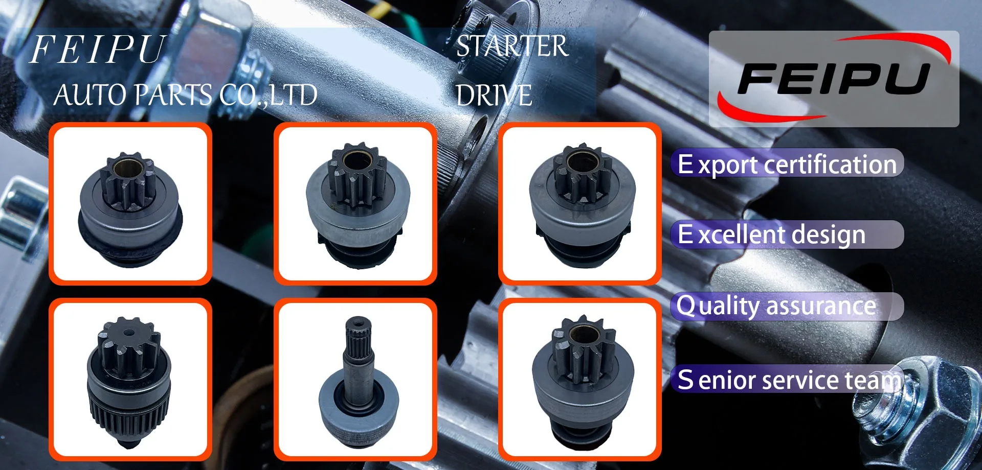 Ruian Feipu Auto Parts Co., Ltd. - Starter drive, solenoid switch