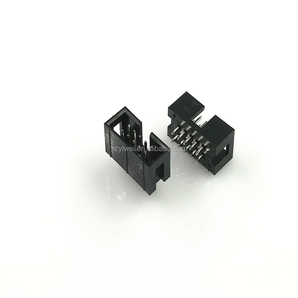 2x5 Position 10 Pin Vertical 0.10" Shrouded Header 2.54 Mm