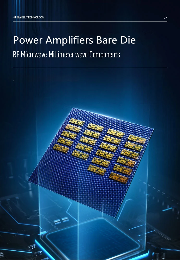 Dc-6ghz P1db:20.5dbm Gain Block Power Amplifiers Bare Die Rf Microwave Millimeter Wave ...
